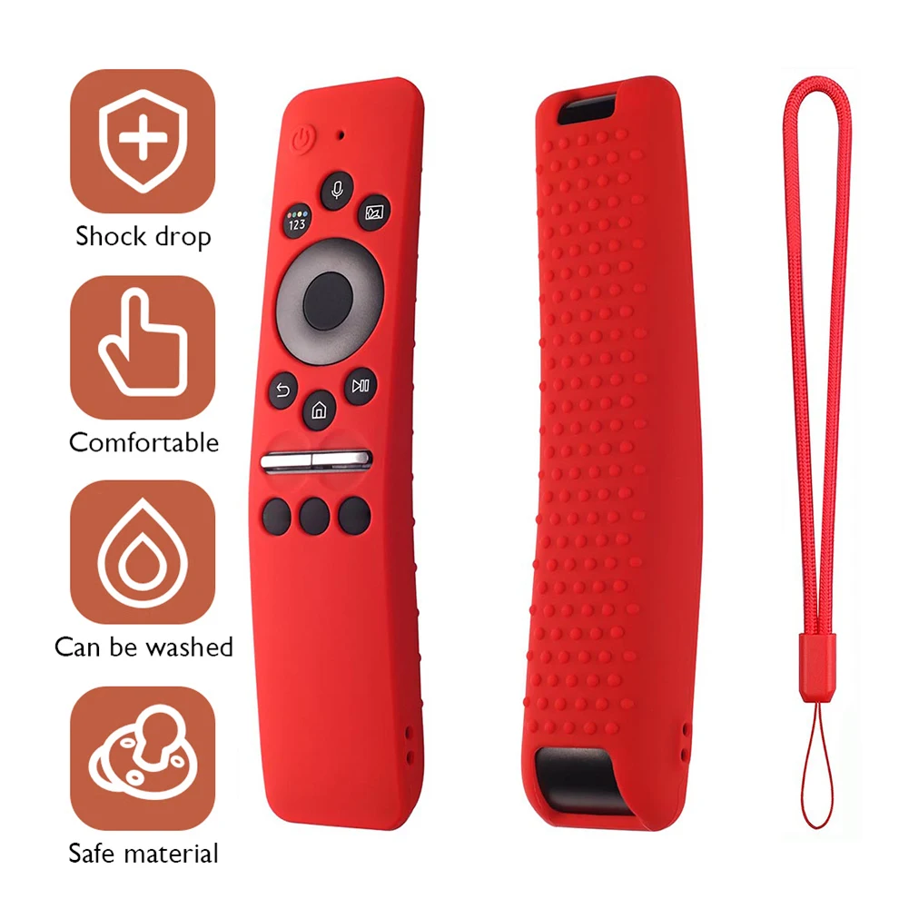 Soft-Silicone-Protective-Sleeves-with-Lanyard-Smart-Television-Remote ...