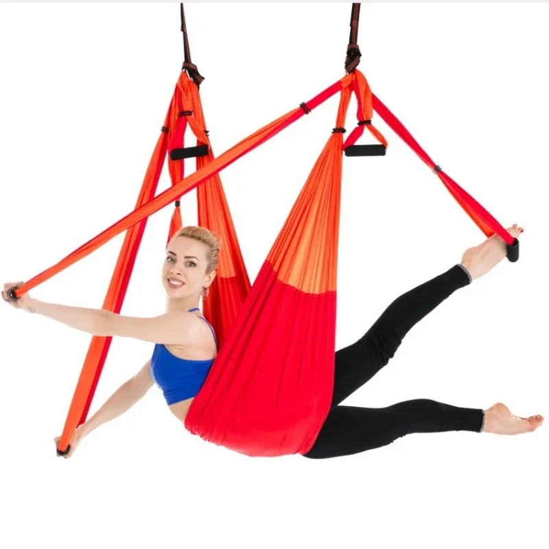 6-maniglie-amaca-Yoga-aerea-altalena-volante-Anti-gravit-Yoga-Pilates ...