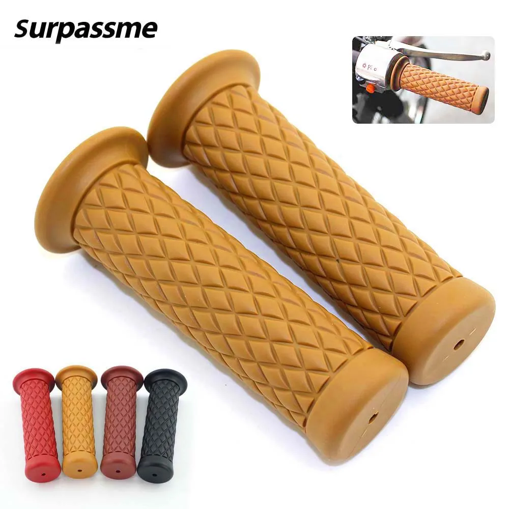 7-8-22mm-24mm-Universal-Motorcycle-Hand-Handlebar-Grips-Non-Slip-Rubber ...