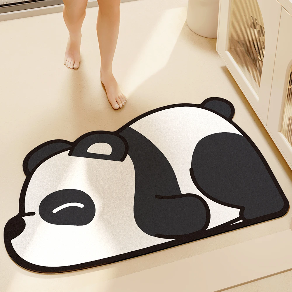 Panda-anti-slip-mud-mat-Cute-Diatom-Super-Absorbent-Bathroom-Mat-Quick ...