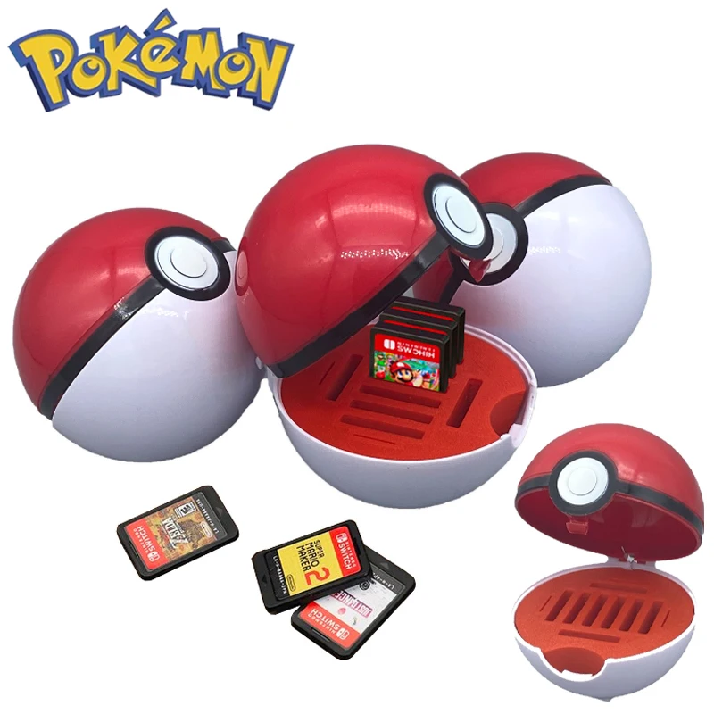 Pok-mon-Poke-Ball-Switch-Card-Box-para-Nintendo-Switch-OLED-Game-Card ...