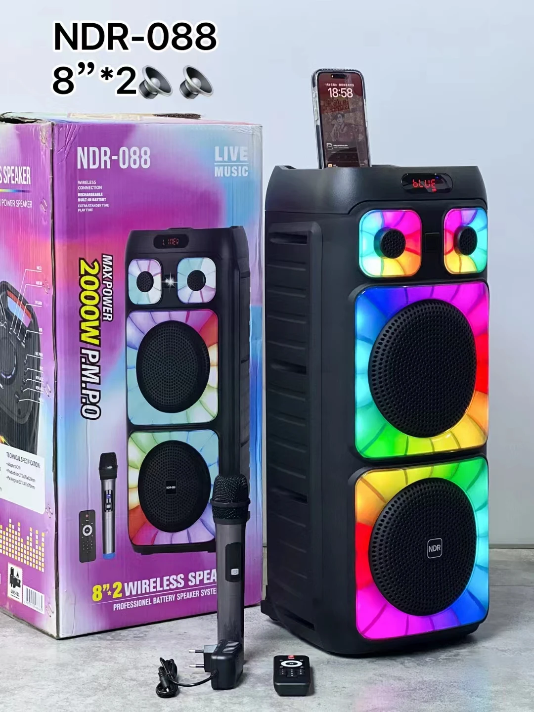 NDR-088 Wireless Speaker - OTC.LK