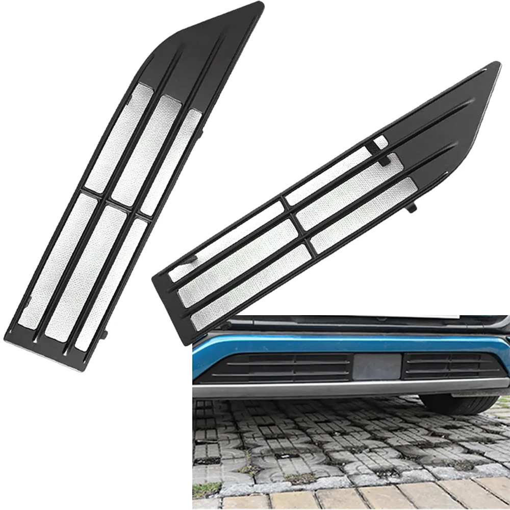 2pcs Matte Black Front Grille Mesh Net Covers for BYD Atto 3 Yuan Plus ...