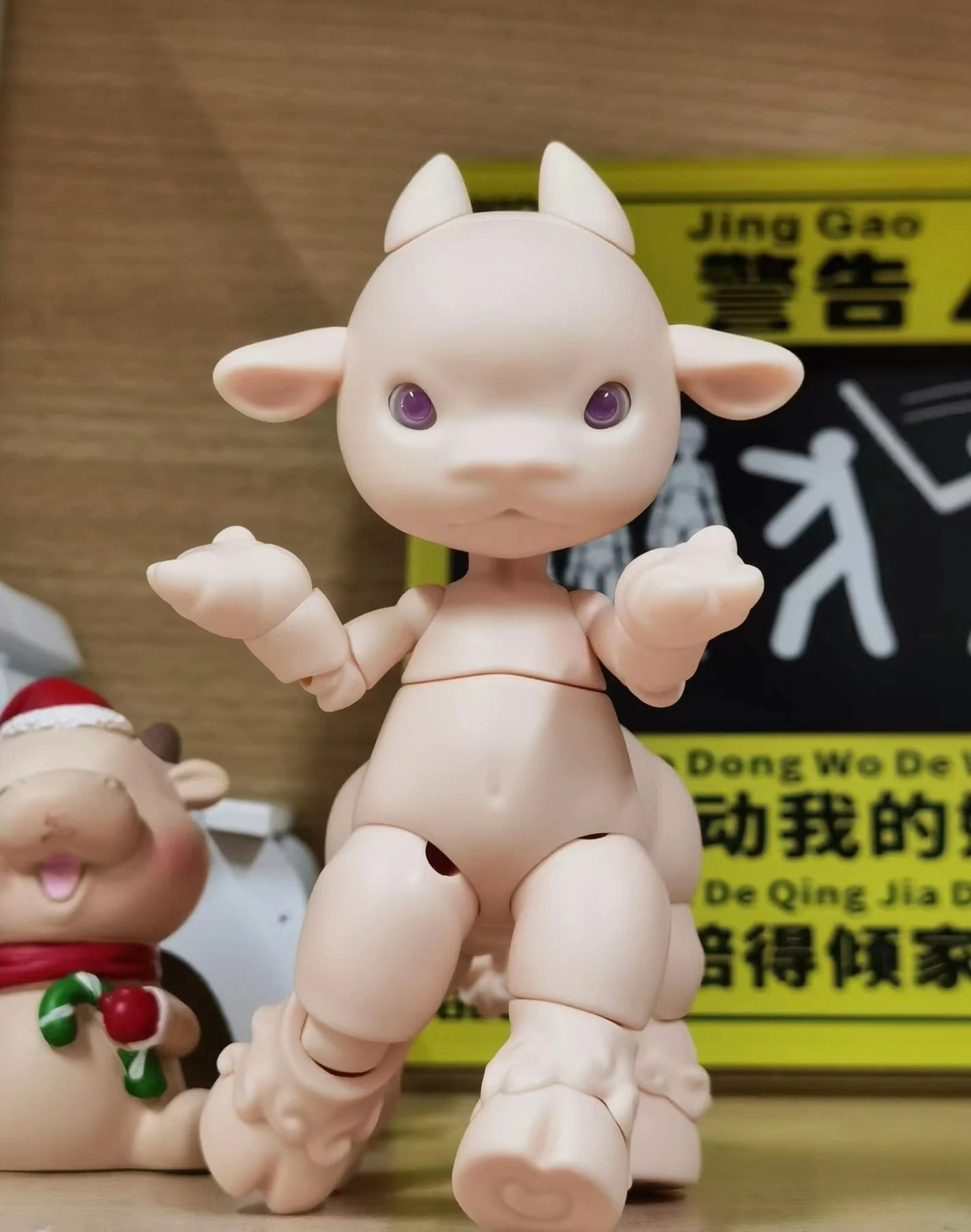 1/8 Lovely Cow Bjd Ball-jointed Dolls For Girls Adults Glass Diy Eyes ...