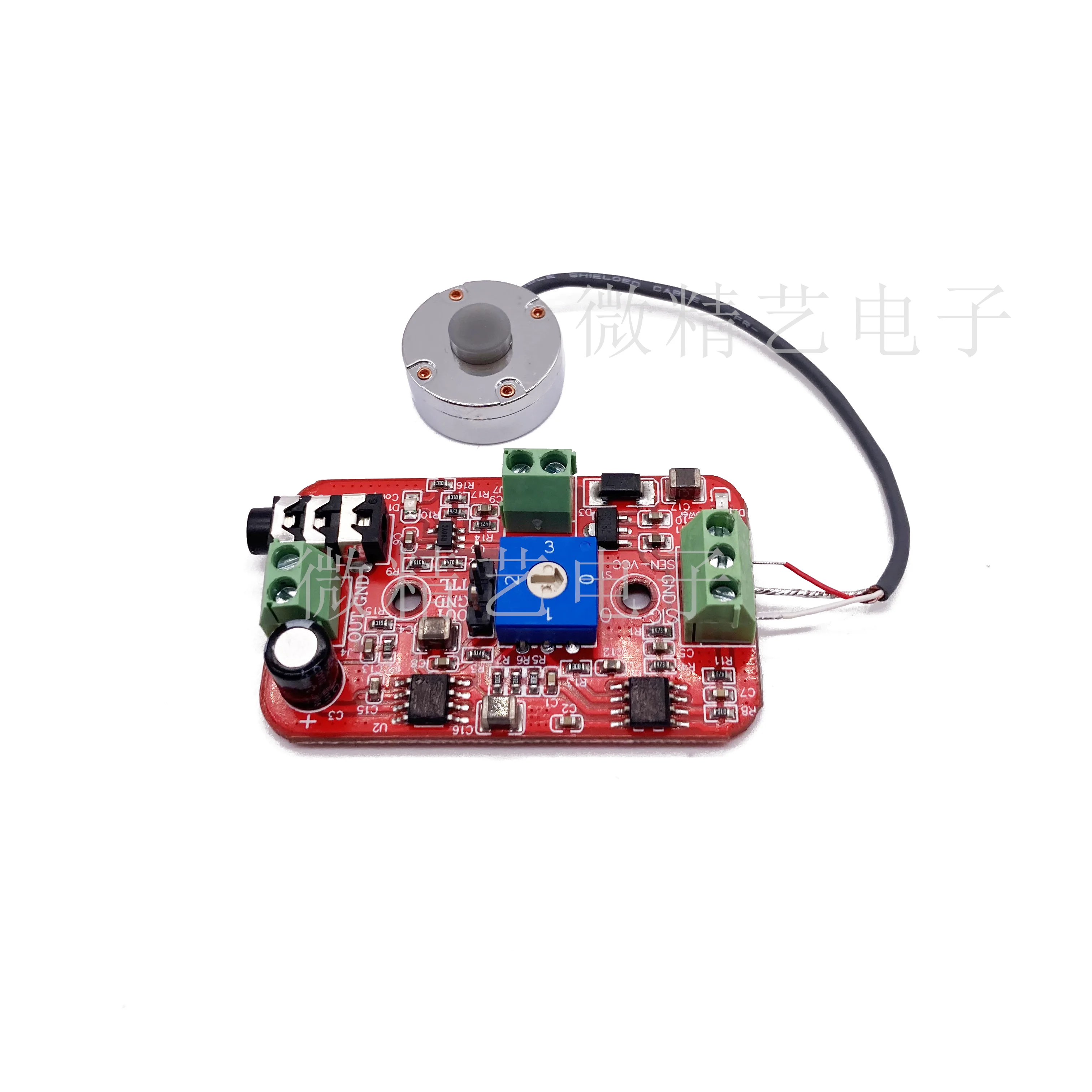 Cm-01b Vibration Sensor Pvdf Piezo Film Electronic Stethoscope Pickup ...
