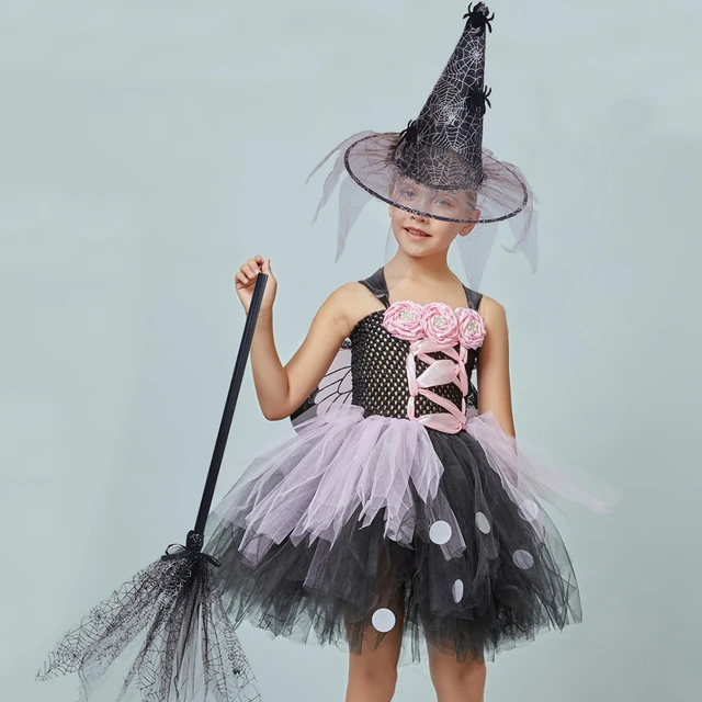 Girls Witch Tutu Costume