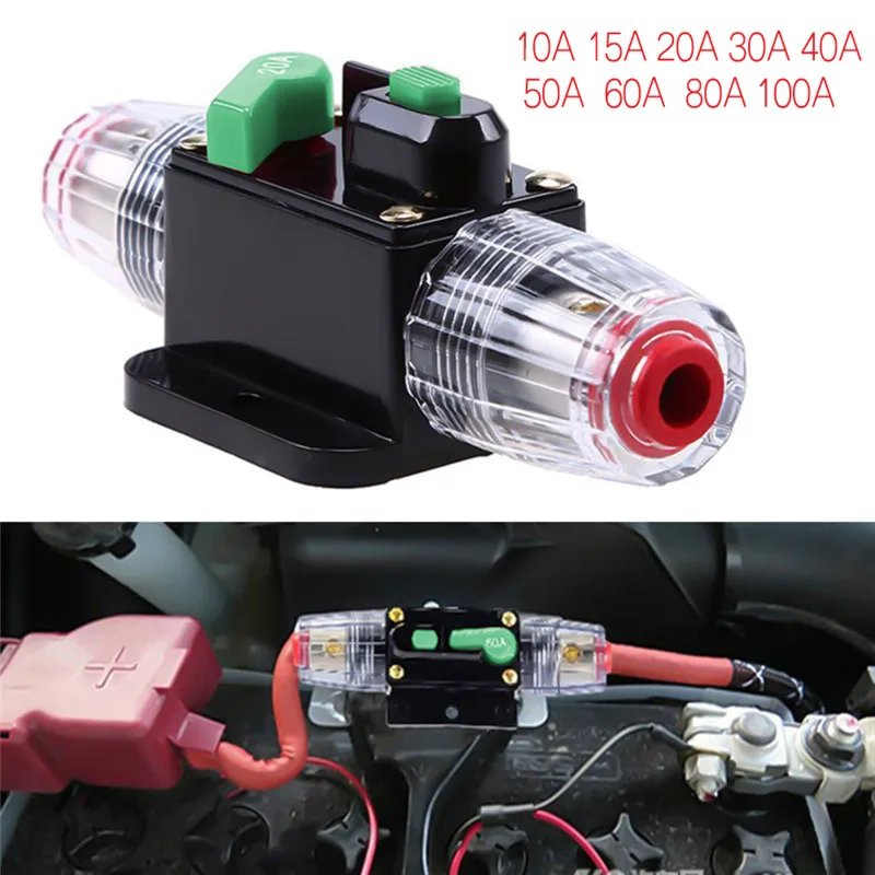 10-150A-AMP-Auto-Car-Truck-Audio-Solar-Energy-Inline-Circuit-Breaker ...