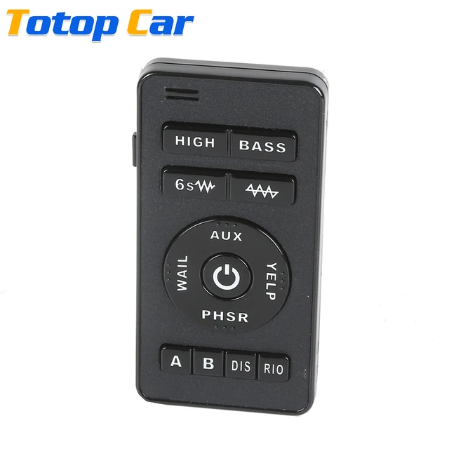 600W Car Warning Alarm control box 18 Sound Police Firetruck Siren ...