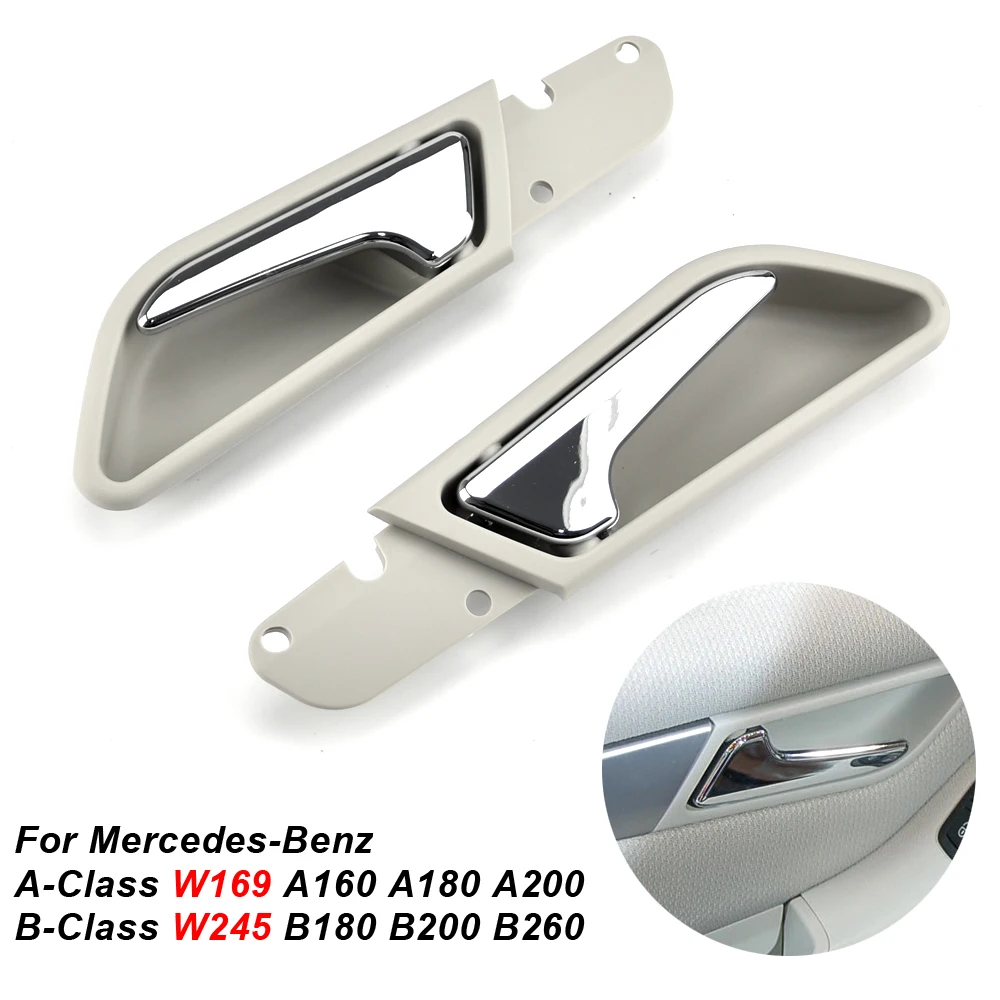 Inner-Doors-Panel-Handle-Pull-Trim-Cover-For-Mercedes-Benz-W169-W245 ...