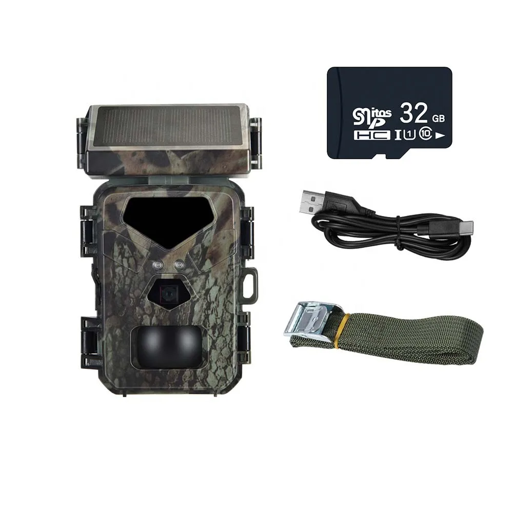 Solar Hunting Trail Camera Mini700 Infrared Night Vision Wildlife ...