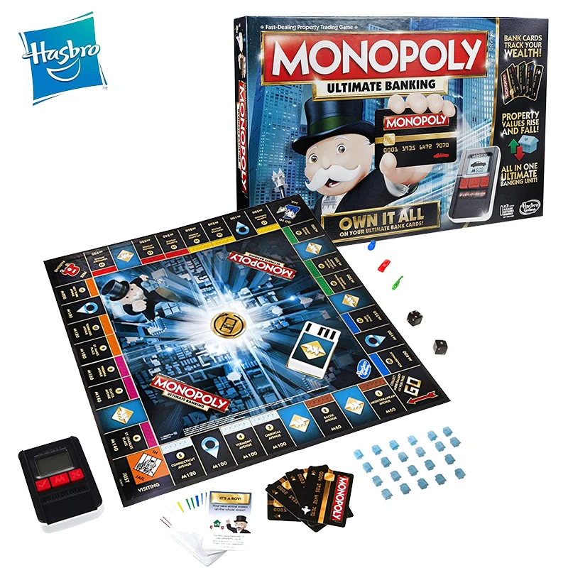 Original Monopoly Board Games Electronic Banking Wealth Investment ...