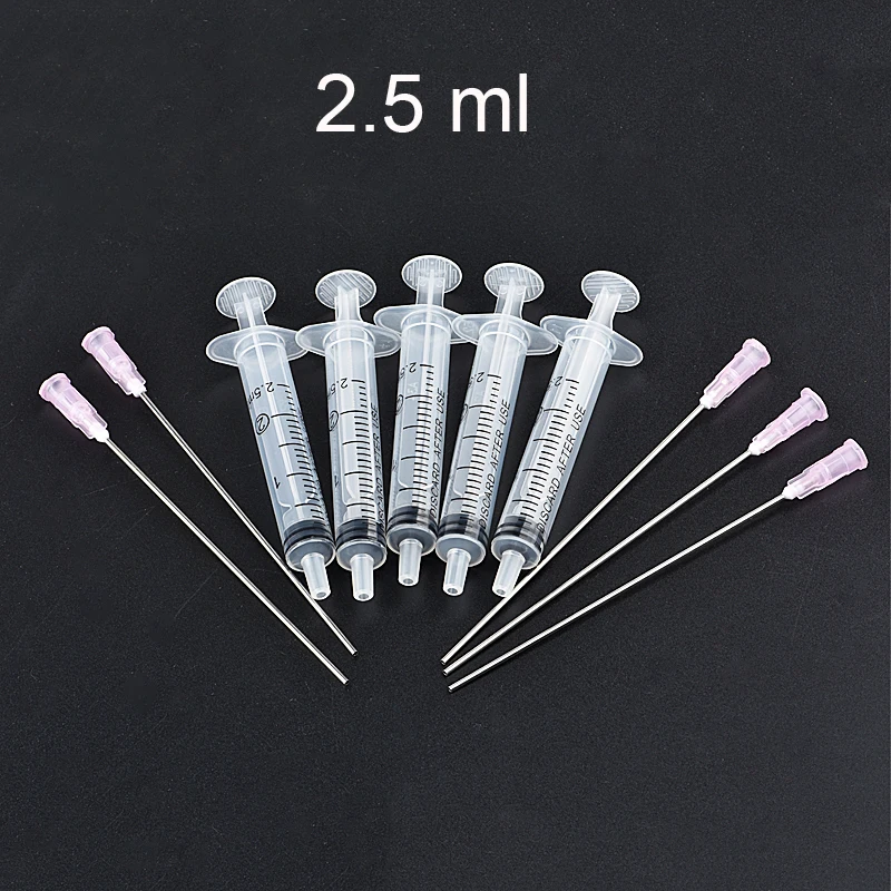 10 pces adicionam a ferramenta de tinta injetor de seringa 10ml para ...