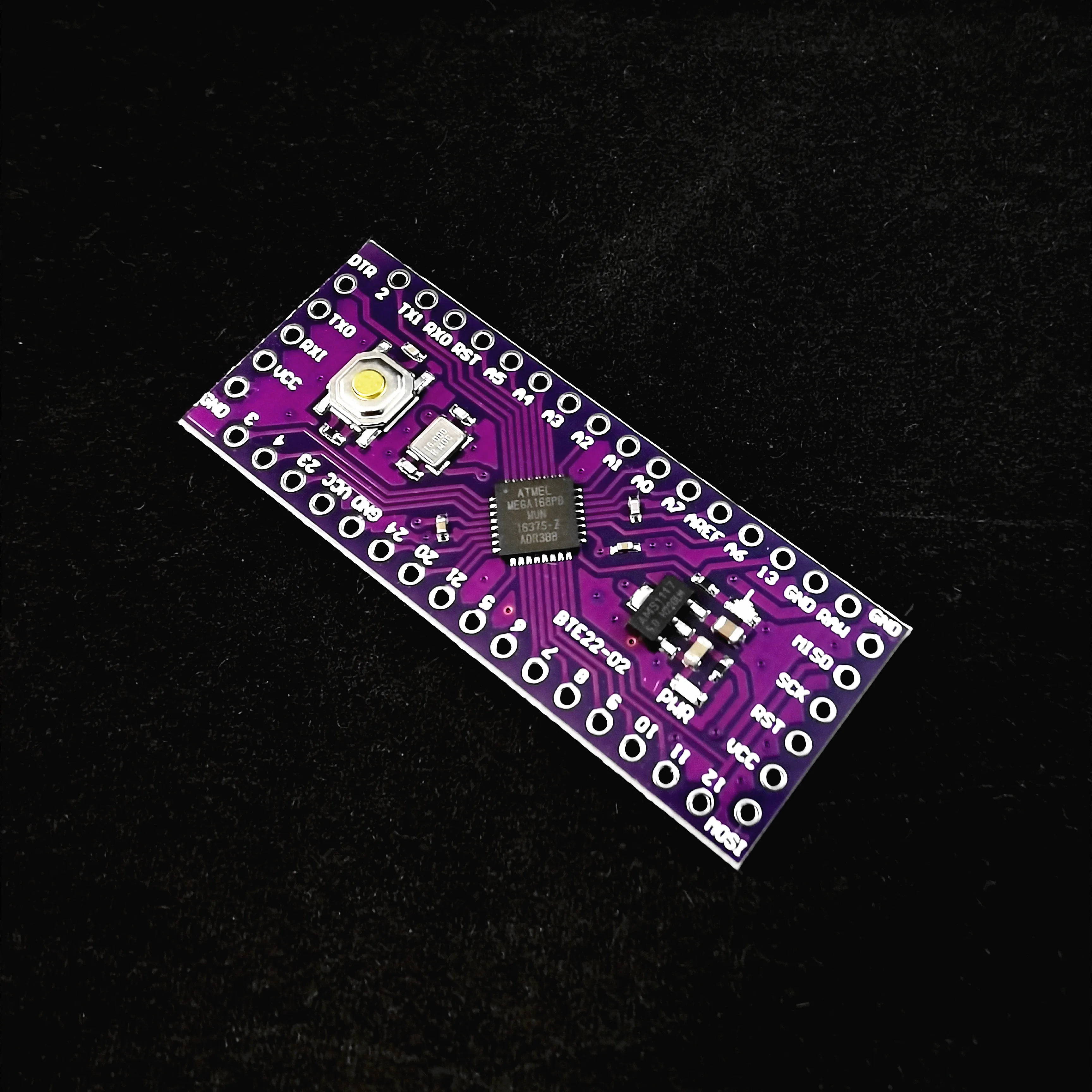 MiniCore 대체 프로 미니 사용 시리얼 또는 프로그래머 업로드, ATMega48PB, 88PB, ATMega168PB, ATMega328PB, QFN32, 5V ...