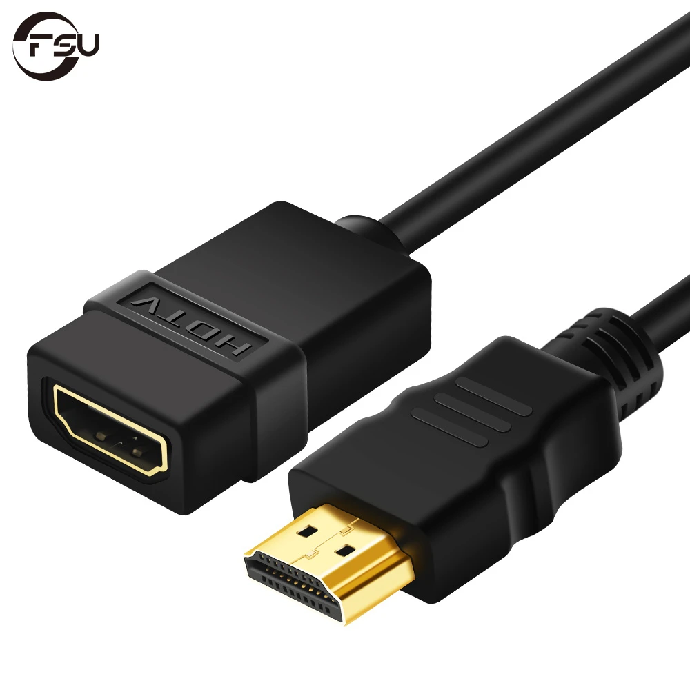 3ft Hdmi-applicable Extension Cable Male To Female 0.5m 1m Connector ...