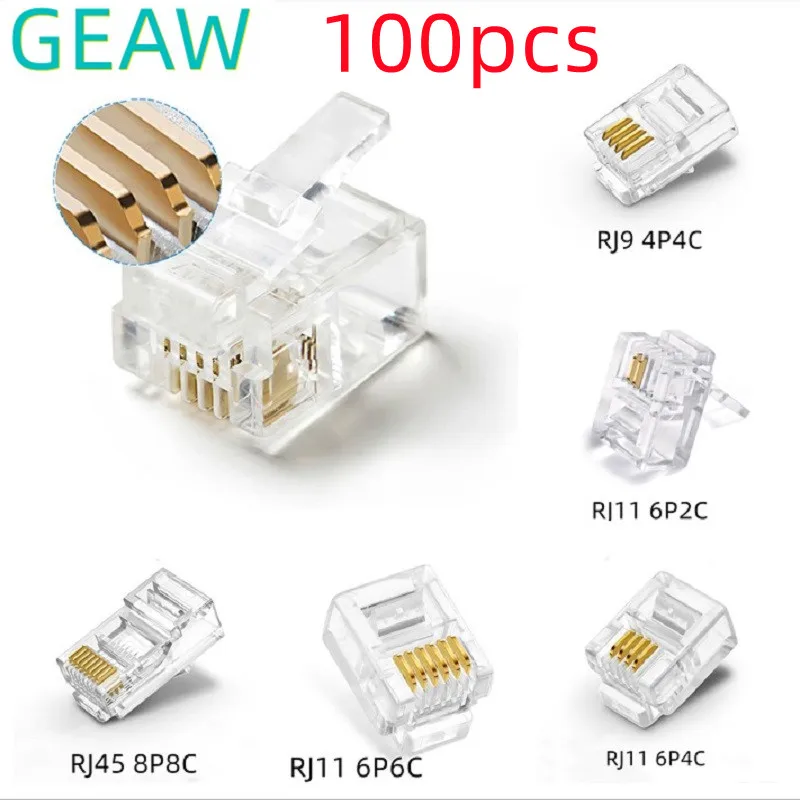 Connecteurs modulaires RJ9, 4P4C, RJ11, 6P2C, 6P4C, 6P6C, RJ45, 8P8C ... Connecteurs modulaires RJ9, 4P4C, RJ11, 6P2C, 6P4C, 6P6C, RJ45, 8P8C ...