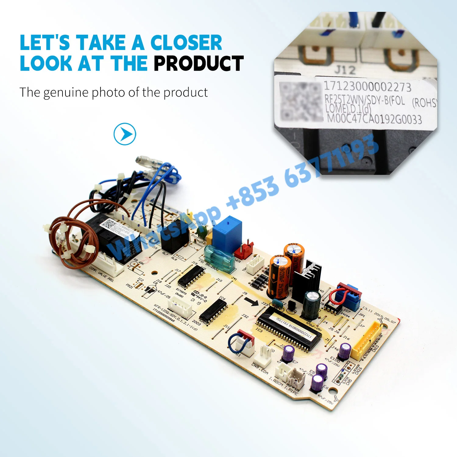 Indoor Main Control Board Assembly pcb 17123000002273 For Midea VRF ...