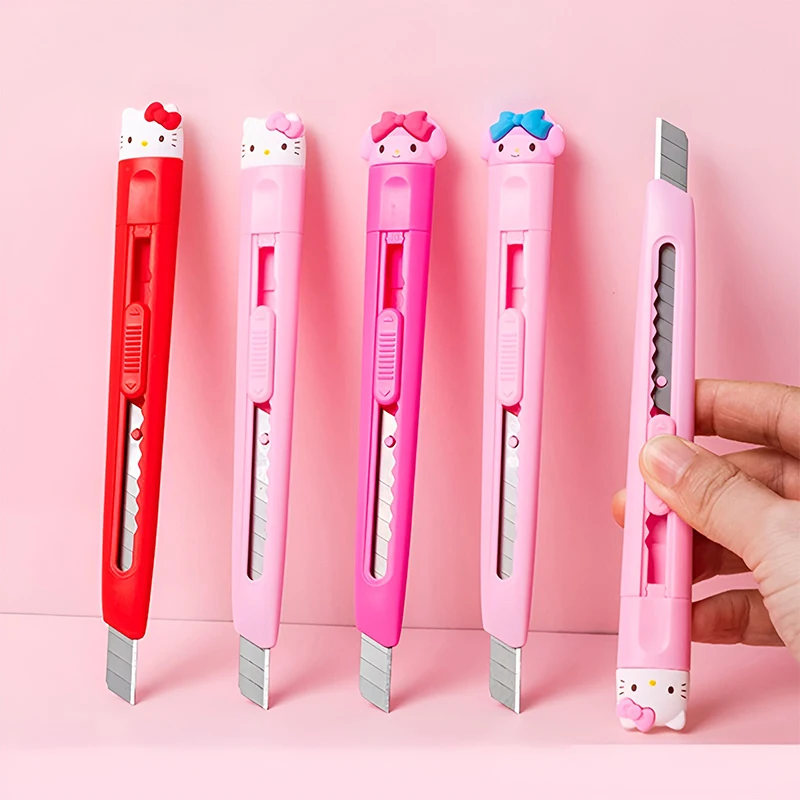 Kawaii-Sanrio-Utility-Knife-Anime-Kuromi-Cinnamoroll-Mymelody-Cartoon ...