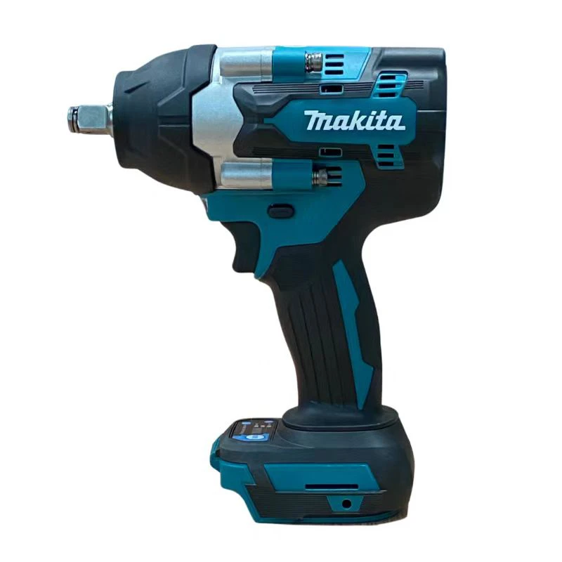 Makita DTW700 18V Rechargeable Brushless Wrench Bare Metal 1/2" Square Drive Cordless Lithium ...