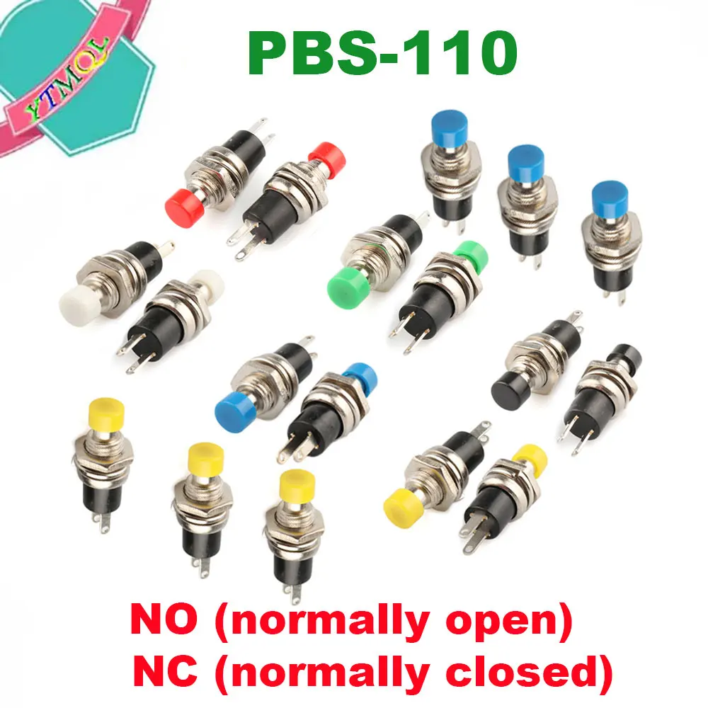 1Pcs-NC-NO-normally-open-normally-closed-Momentary-Self-resetting-Push ...
