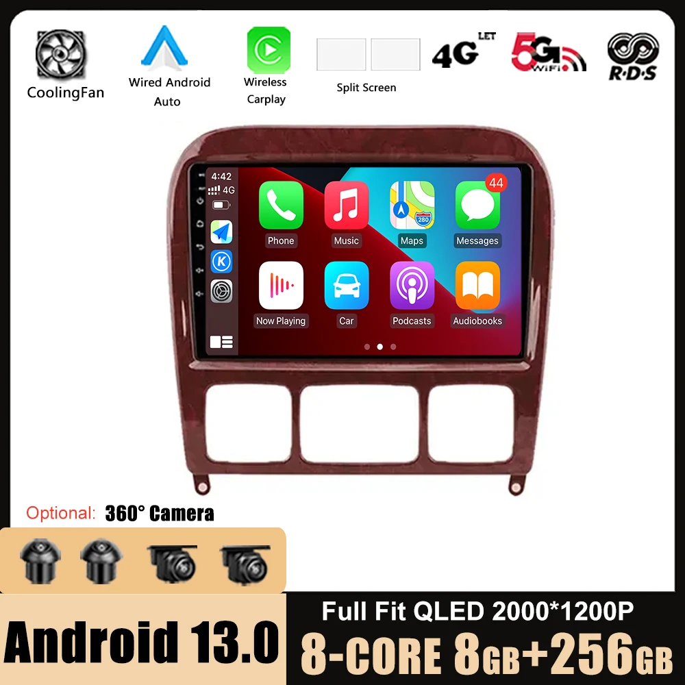 Android-13-Audio-DSP-Stereo-GPS-Navigation-For-Mercedes-Benz-S-Class-S ...