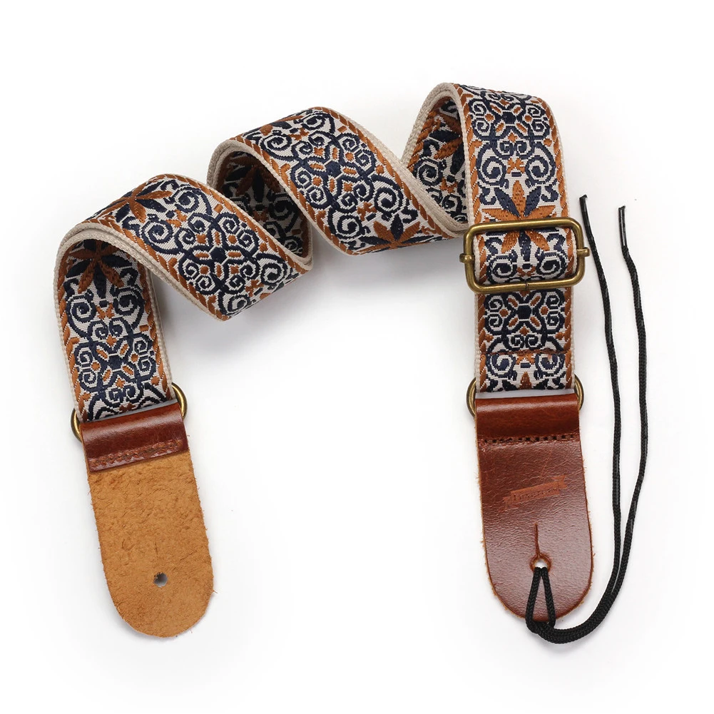 Vintage-Flowers-Guitar-Strap-Embroidery-Pattern-Boho-Pattern-Instrument ...