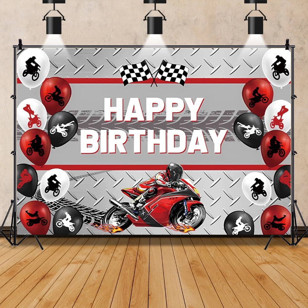 Laeacco-Baby-Birthday-Party-Ferrari-Car-Flag-Poster-Child-Portrait ...
