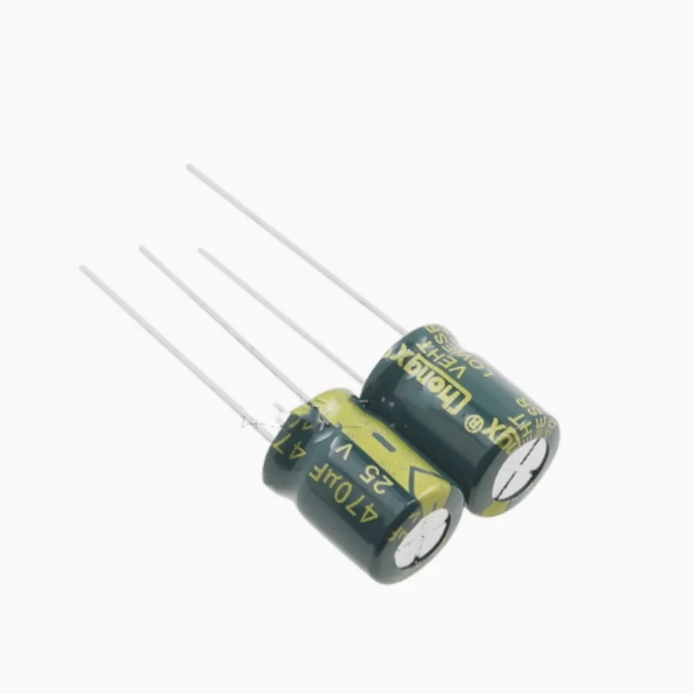 20PCS 25V470UF Aluminum Electrolytic Capacitor Size 10x13mm 470UF 25V ...