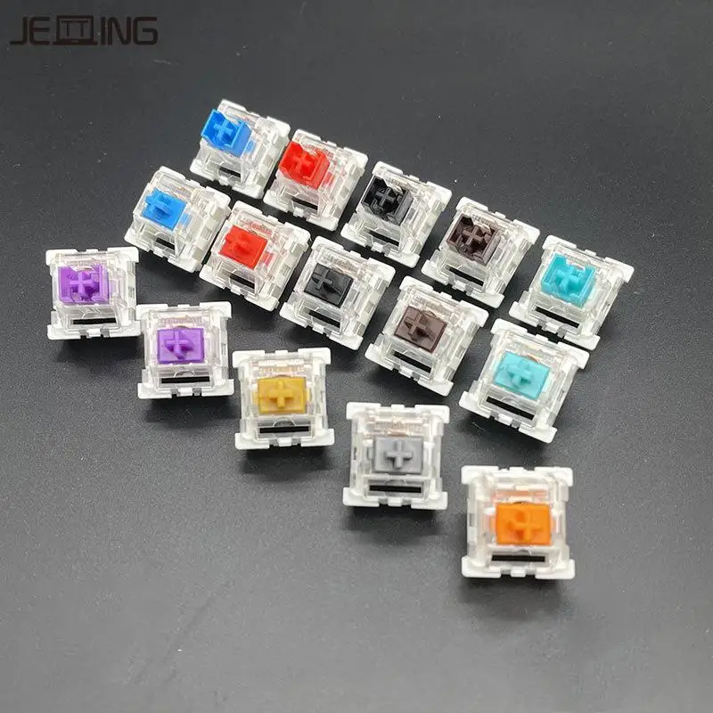 10Pcs-Dustproof-Switch-For-Mechanical-Gamer-Keyboard-Axis-Blue-Red ...