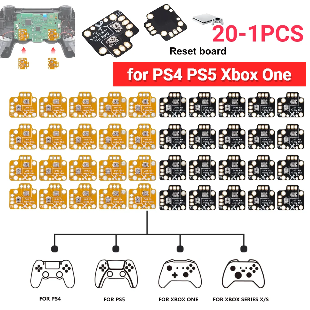 20-1PCS-For-PS4-PS5-Xbox-One-Universal-Gamepad-Joystick-Drift-Repair ...
