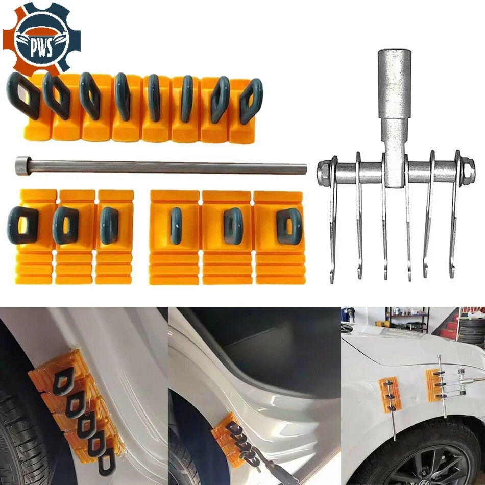 New Paintless Glue Puller Tabs Dent Car Repair Tool Vehicle Dent ...