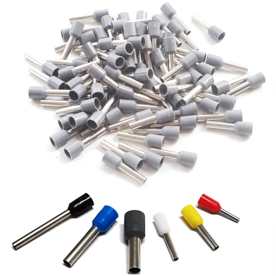 100Pcs-Pack-AWG24-6-Insulated-Wire-Ferrules-Terminal-Block-Cord-End ...