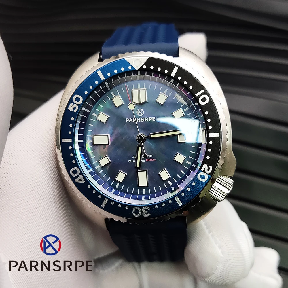 PARNSRPE Diver's Luxury Men's Watch Small Abalone Automatic Mechanical ...