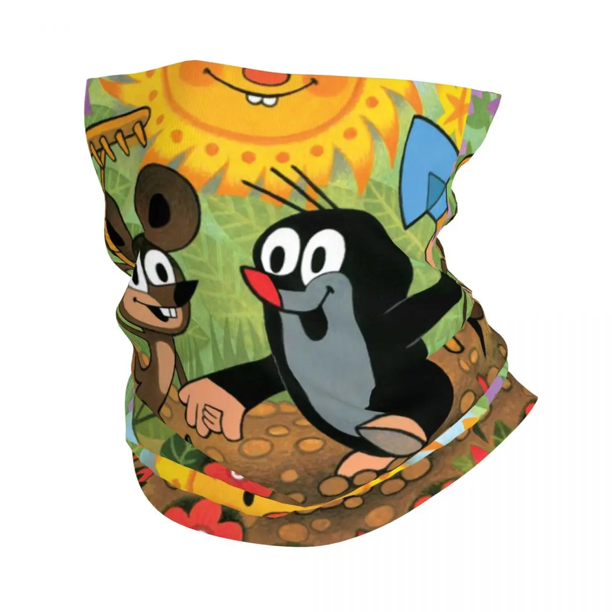 Custom-Czech-Cartoon-Comics-Krtek-Mole-Bandana-Neck-Gaiter-for-Ski ...
