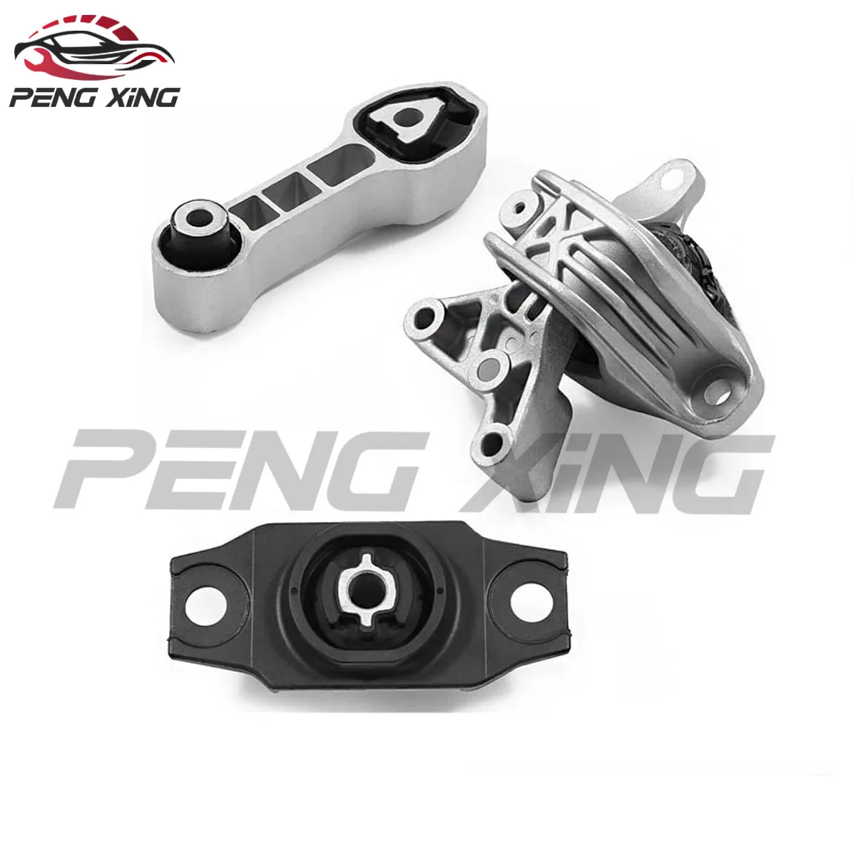 3PCS Engine Motor Trans Mount Torque Strut Mount For Fiat 500 12-18 L4 ...