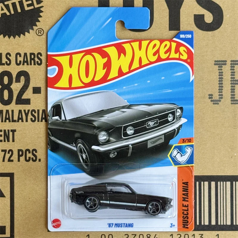 Original Hot Wheels 1/64 Diecast Automobile Black 67 Mustang Car Model ...