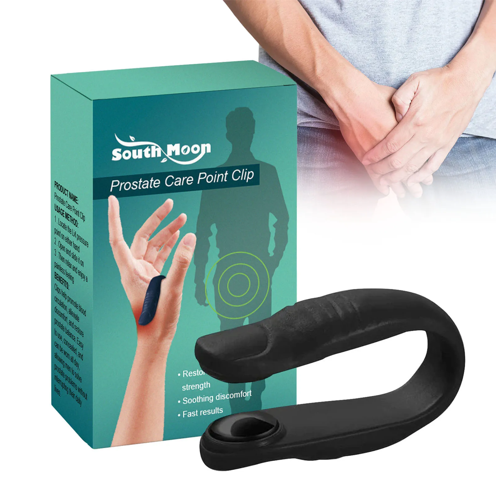Prostate-Care-Massage-Clip-Acupressure-Hand-Pressure-Point-Clip-for ...