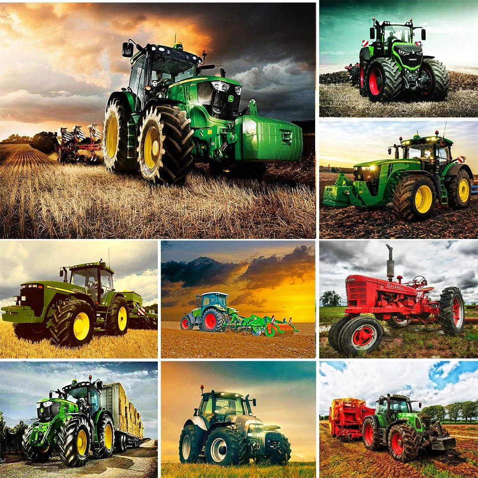 Diamond-Emrboidrey-Tractor-Landscape-5d-Diamond-Painting-Full-Square ...