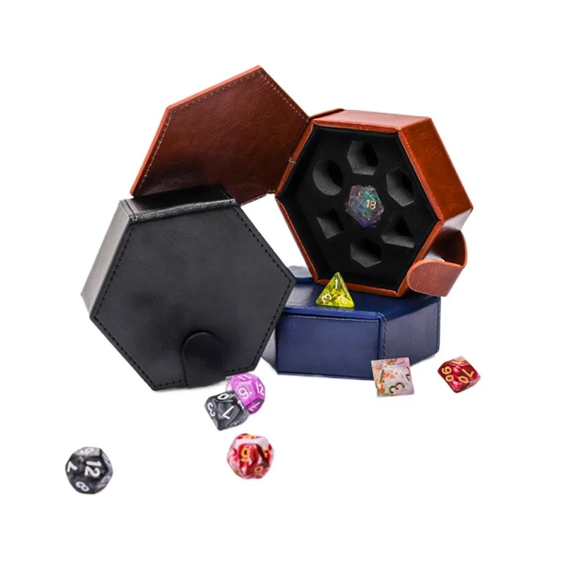 New PU Hexagon Storage Bag and Dungeon Board Game DND Bundle Pocket ...
