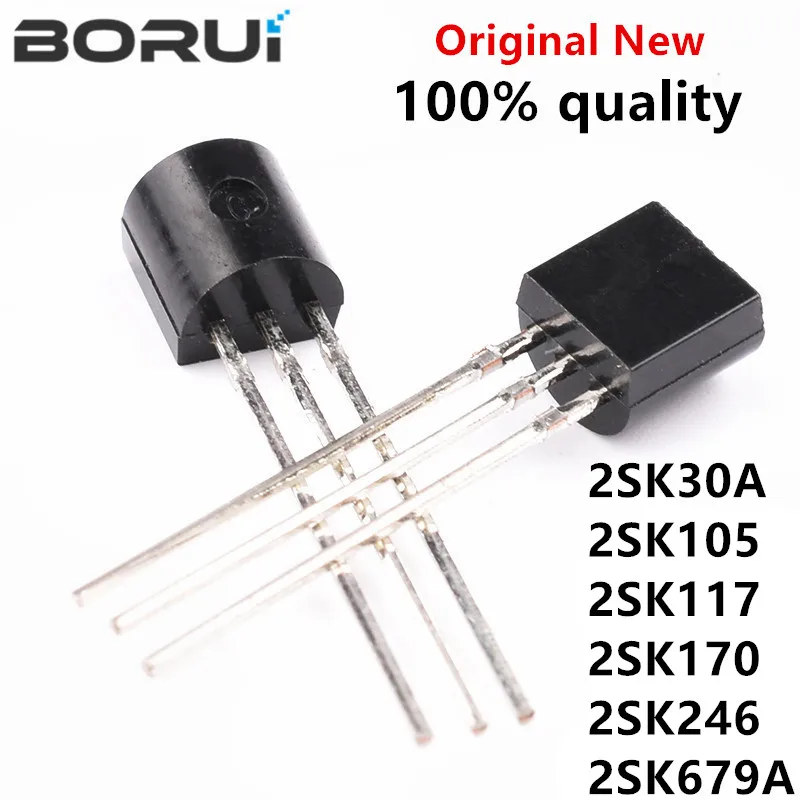 2SK30A K30A TO 92 K105 2SK105 2SK117 BL 2SK117 K117 2SK170 2SK170 BL ...