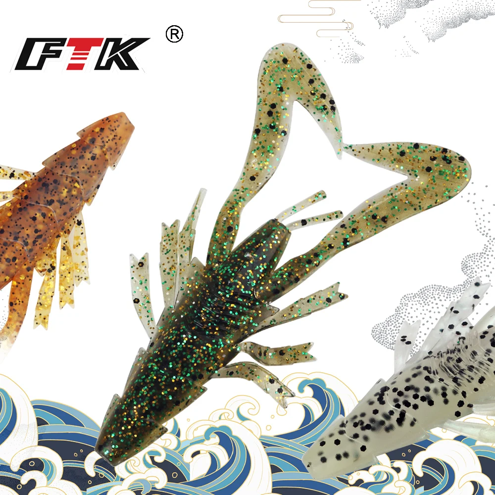 FTK 1 Pcs Colorful Soft Fishing Lure 85mm/4.8g Wobblers Carp Fishing ...