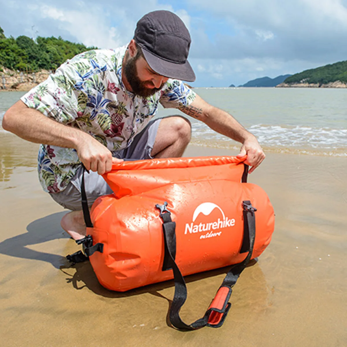 Naturehike-Large-Thickened-PVC-Waterproof-Backpack-Travel-Dwimming-Bag ...