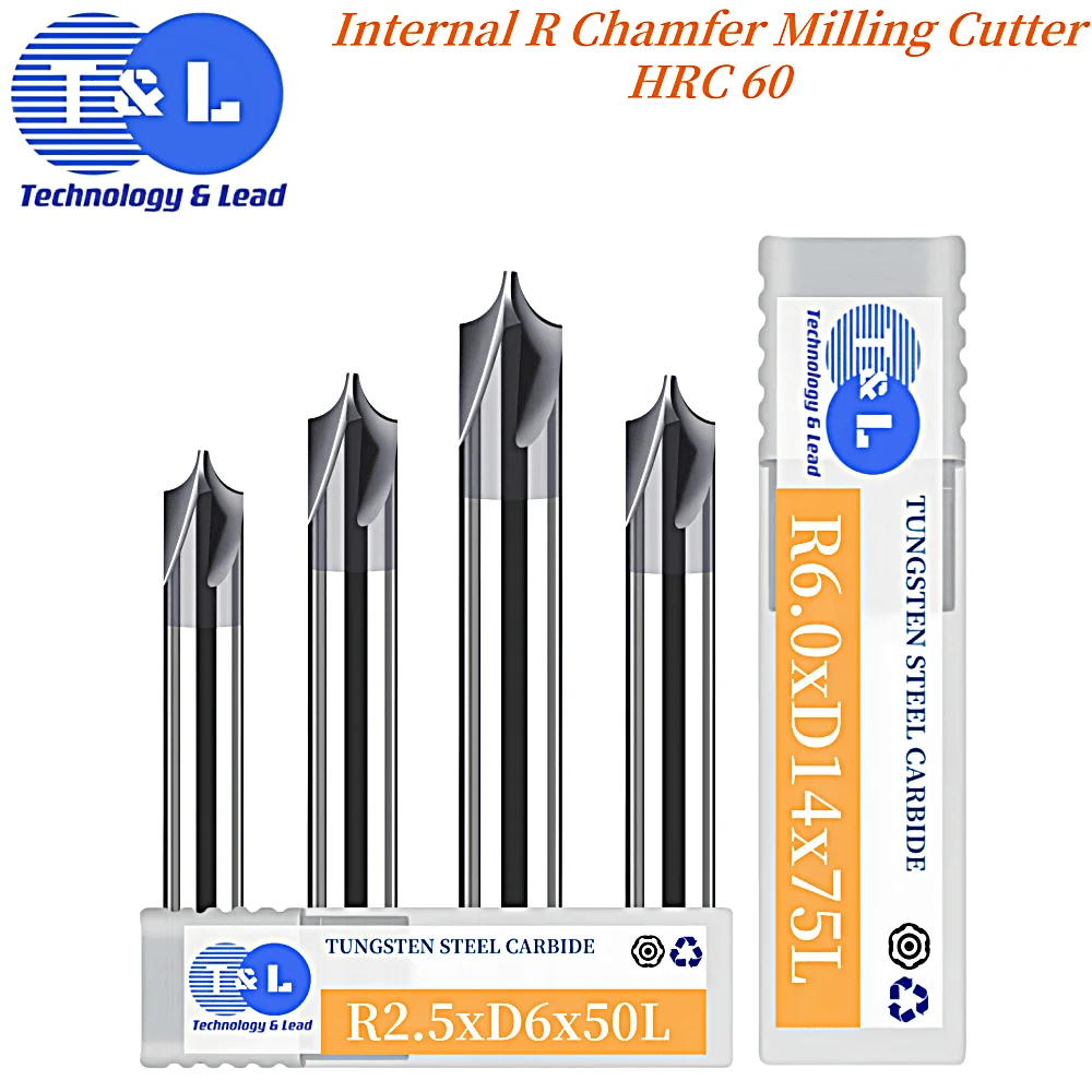 T-L-HRC60-Internal-R-Chamfer-Milling-Cutter-Tungsten-Steel-Carbide-Nano ...