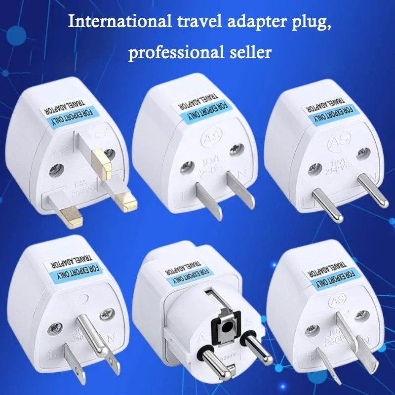US To EU Plug Adapter Korea KR Euro Europea To America China Canada UK ...