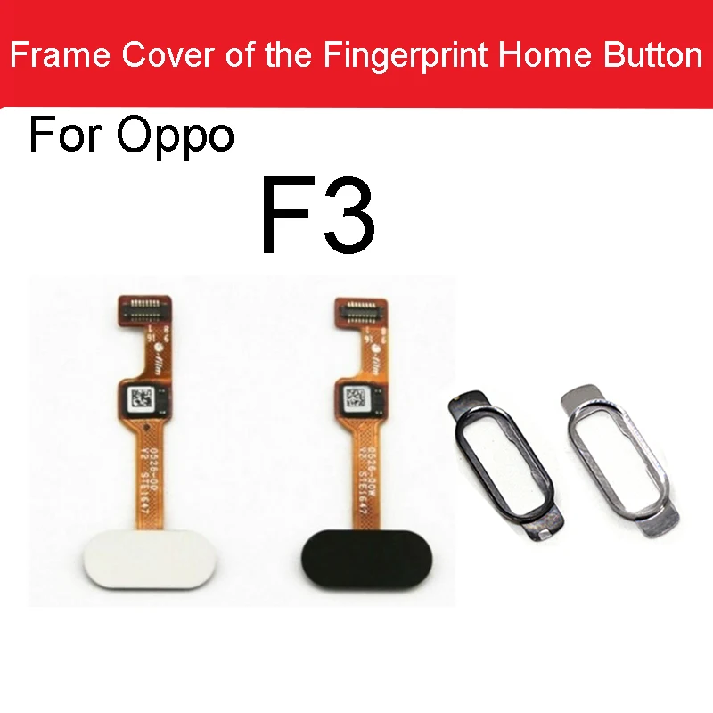 Home-Button-Fingerprint-Sensor-Flex-Cable-With-Frame-Cover-For-Oppo-F3 ...