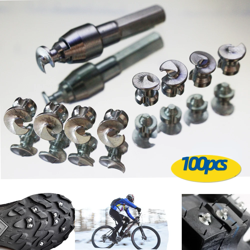 100pcs-Shoes-Spikes-Bicycle-Tyre-Studs-for-Fatbike-Motorcycles-Scooters ...