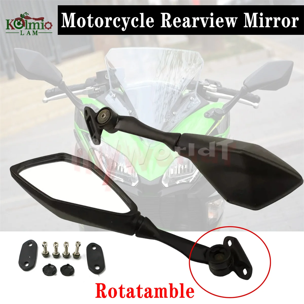 Fit-For-Kawasaki-Ninja-650-2017-2021-Motorcycle-Rearview-Mirrors ...