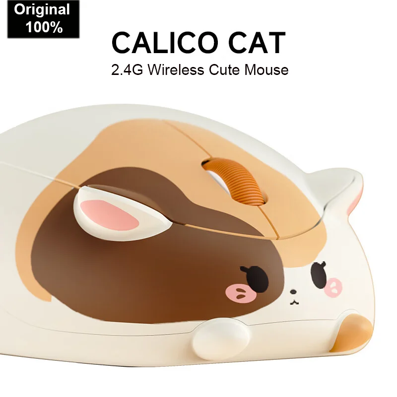 Wireless-Cute-Pink-Capybara-and-Lucky-Cat-Mouse-2-4G-Optical-Mause-Mini ...