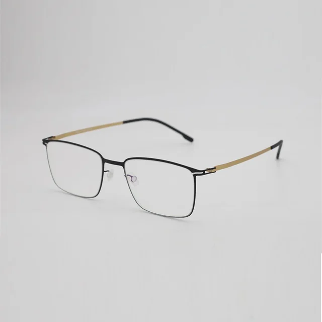 2023 German Brand Design Screwless Glasses Frame Titanium Alloy ...
