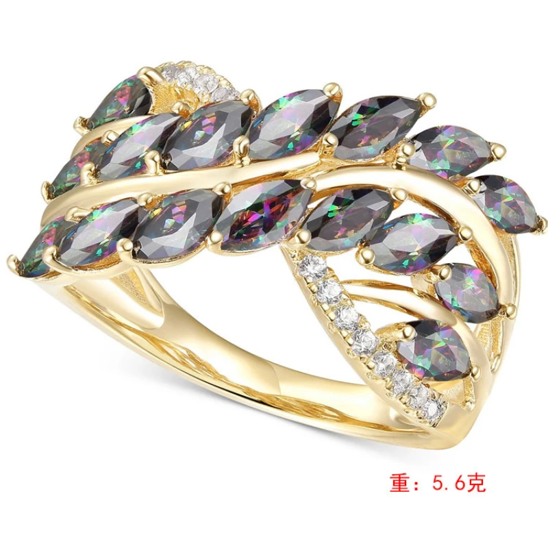 Tri Color Wedding Ring Sets | Multicolor Engagement Ring | Tri Color ...