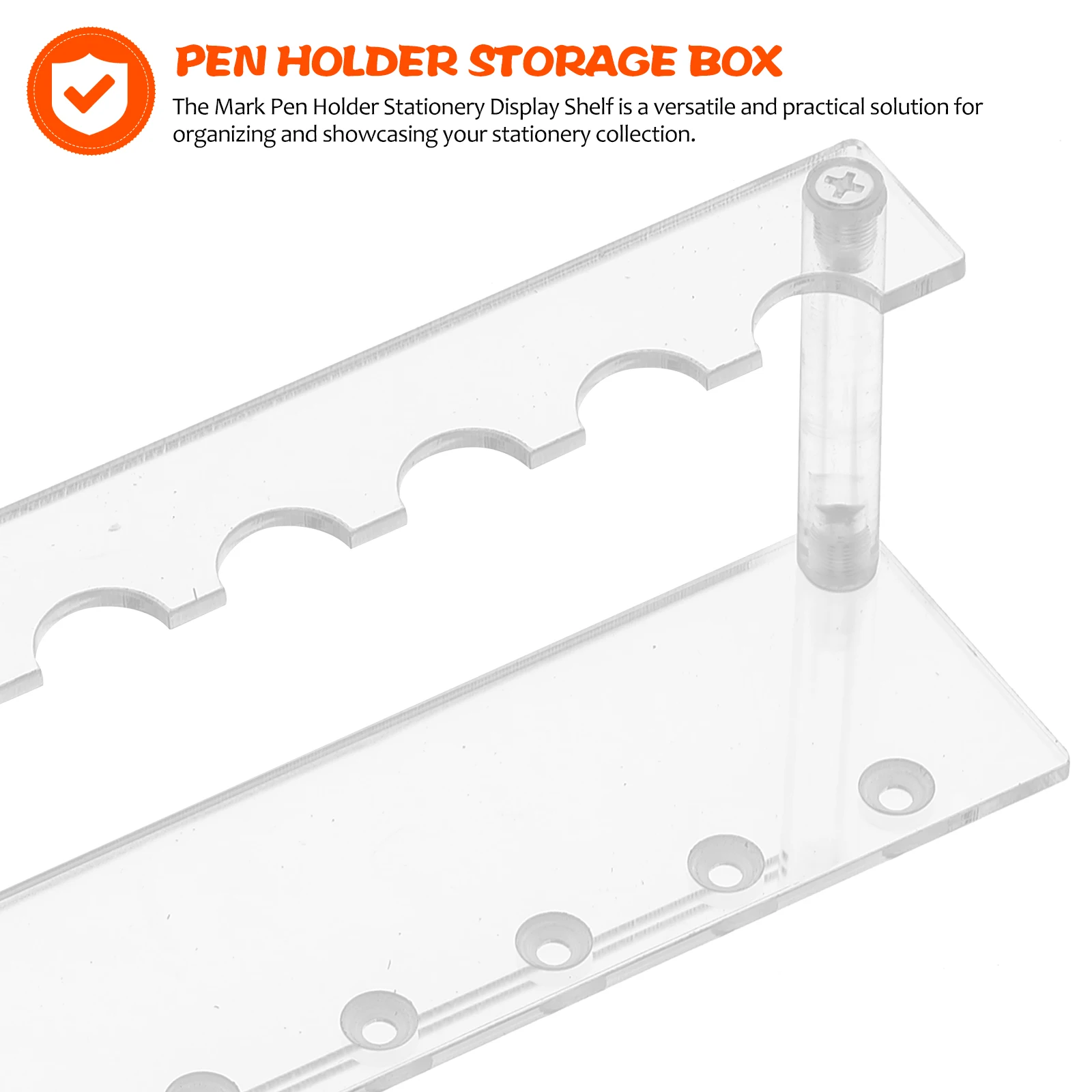 1Set Acrylic Pen Display Rack Stable Structure Multipurpose Organizer ...
